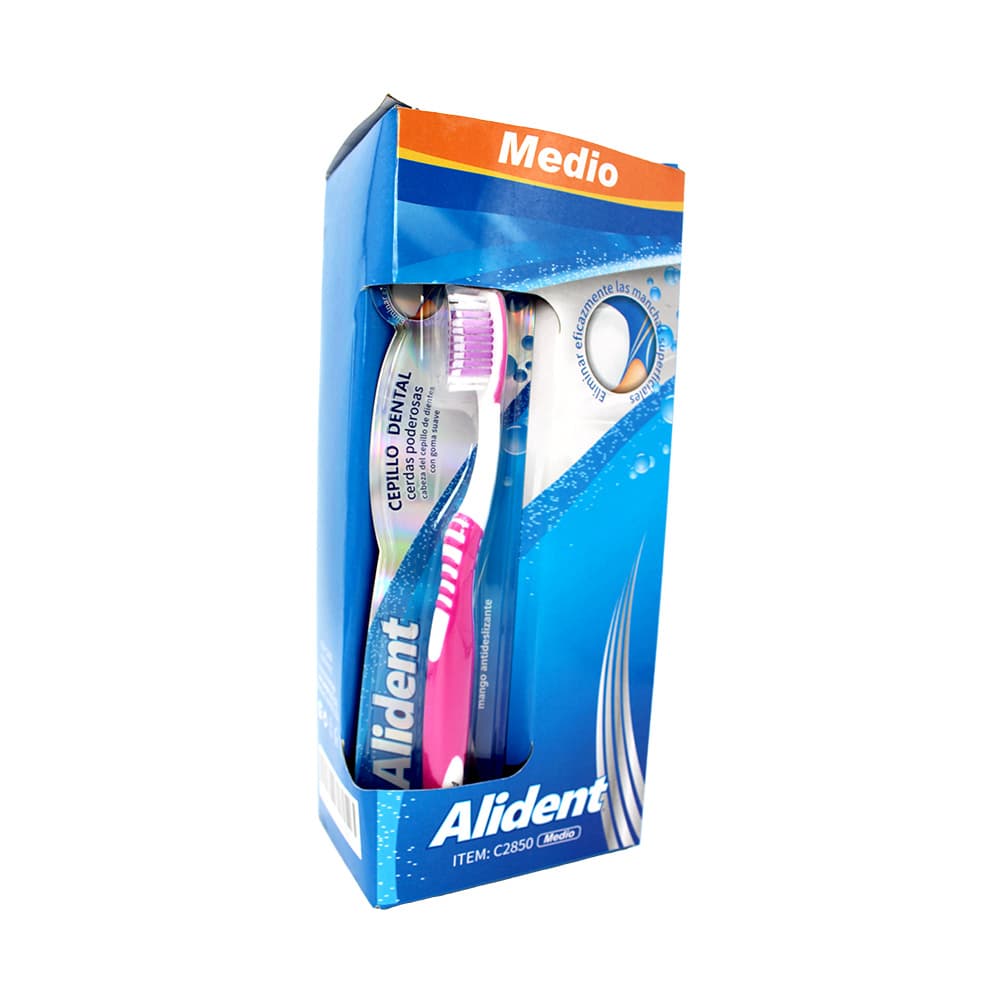 ALIDENT Cepillo dental Cuello ondulado Medio - Alive