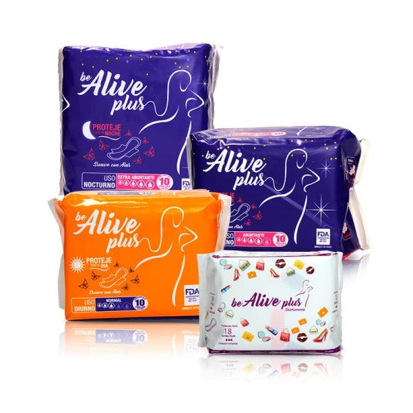 BE ALIVE PLUS Toallas sanitarias - Alive